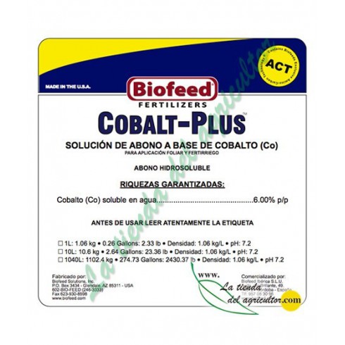 COBALT-PLUS en 1 L-Fertilizante con Tecnología ACT